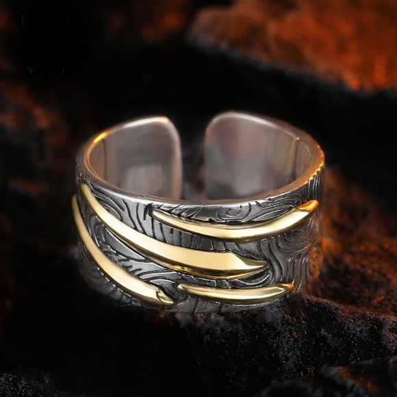 Accessories | 925 Silver Plated Shooting Star Ring For Men Womenpunk ...